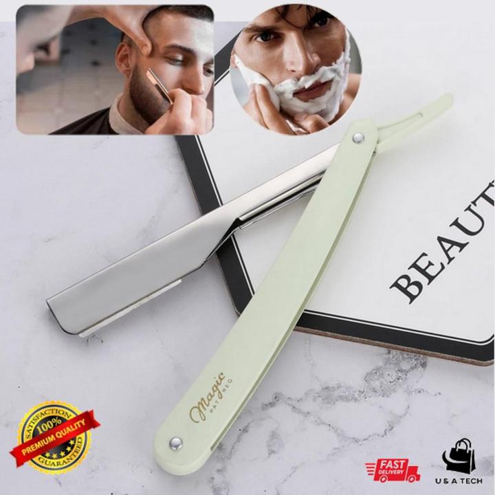 Men Shaving Barber Tools / Razor Blade Knife 6-Inch Closed / Folding ...