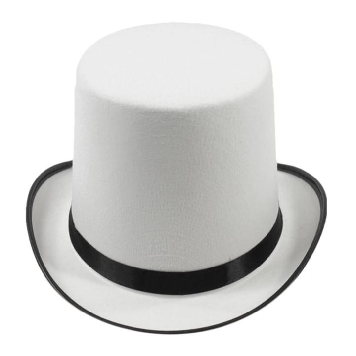 【Funny Bunny Toy Store】White Magician Hat Men Party Accessory Formal ...