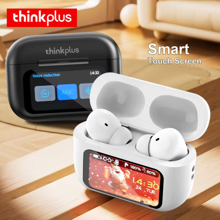 Lenovo Thinkplus Livepods LP33 With Touch Display Wireless Bluetooth 5. ...