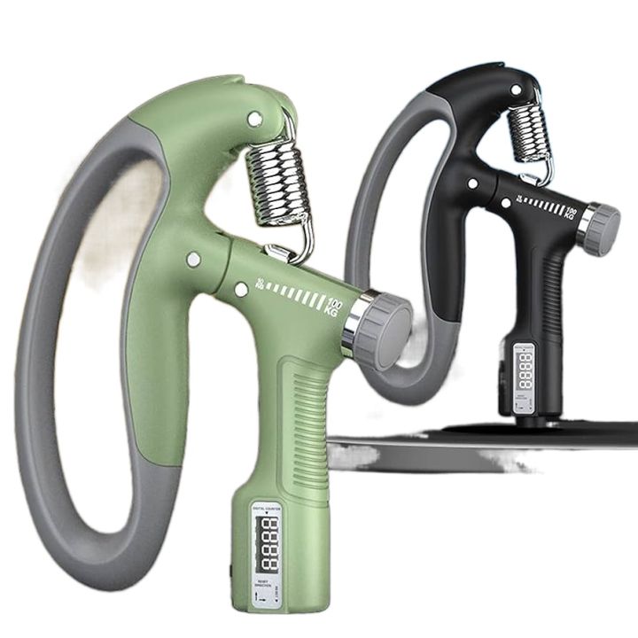 Outtobe Hand Gripper 10-100KG Adjustable Hand Exerciser Grip Strength ...