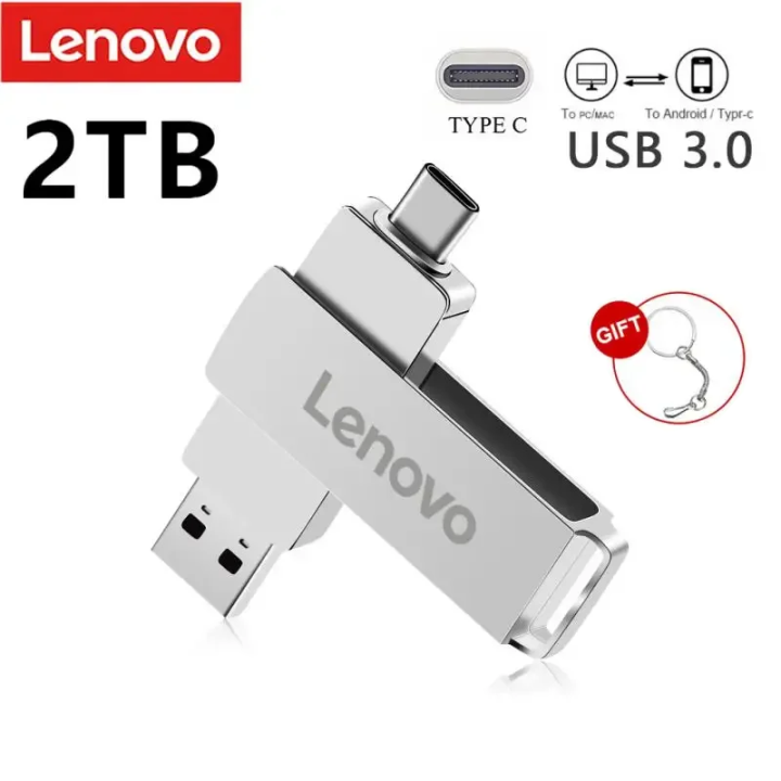 Lenovo Mini 2TB Usb 3.0 Pen Drive Memory USB Flash Drives 1TB 512GB ...