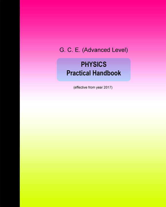 Physics Practical Book - Advanced Level (English Medium) | Daraz.lk
