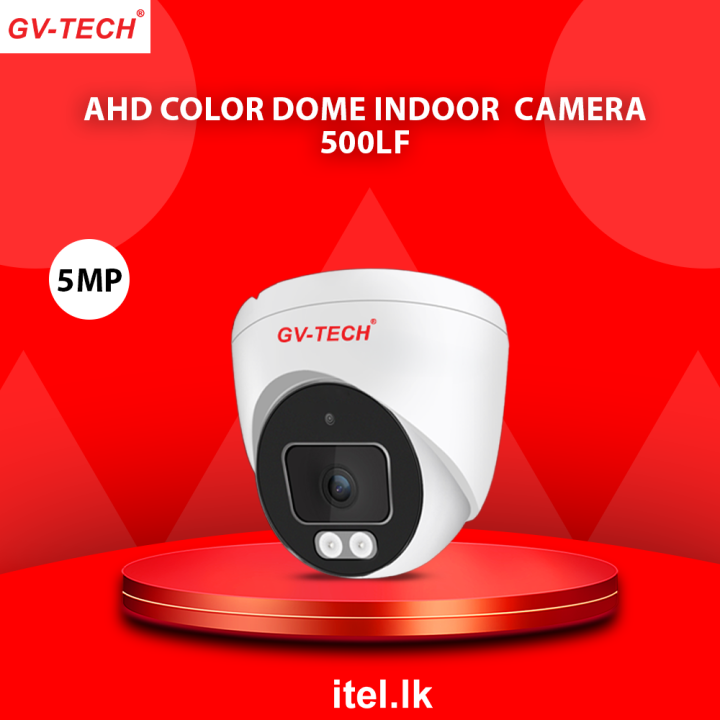 GV-TECH 500LF 5MP AHD COLOR DOME INDOOR CCTV CAMERA (code:1048) | Daraz.lk