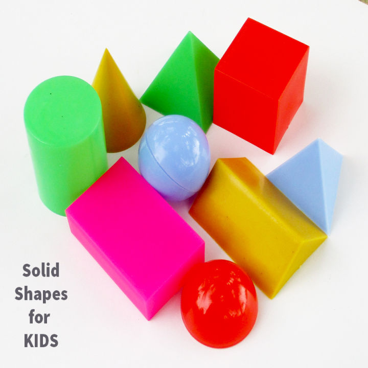 Solid Shapes Educational Models for kids learning, Hadathala | Daraz.lk