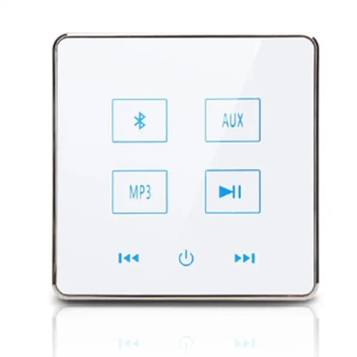 Home Theater Bluetooth Wall Amplifier Touch Screen Music Panel for USB ...