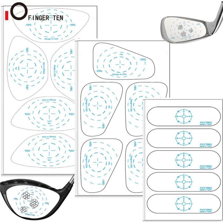 New Professional Golf Impact Tape Labels Stickers Driver Iron Putters ...
