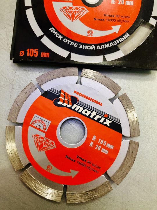 Diamond wheel cutting disk concrete cement tile grinder 105mm ingoc ...