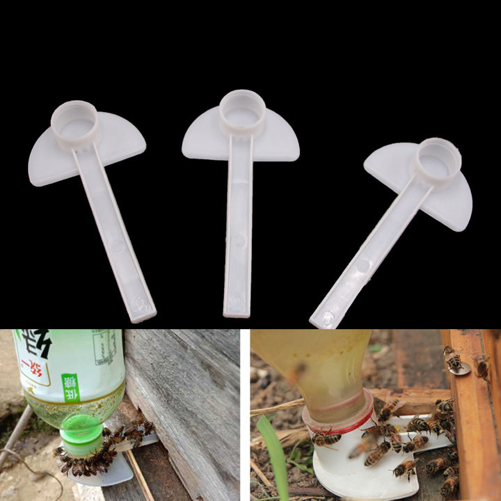 10pcs Beekeeping Syrup Honey Bee Feeder Plastic Water Feeding Watering ...