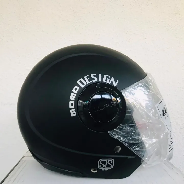 U.P. 2 Momo Black Silver Matt Motor Bike Helmet Sls Certified | Daraz.lk