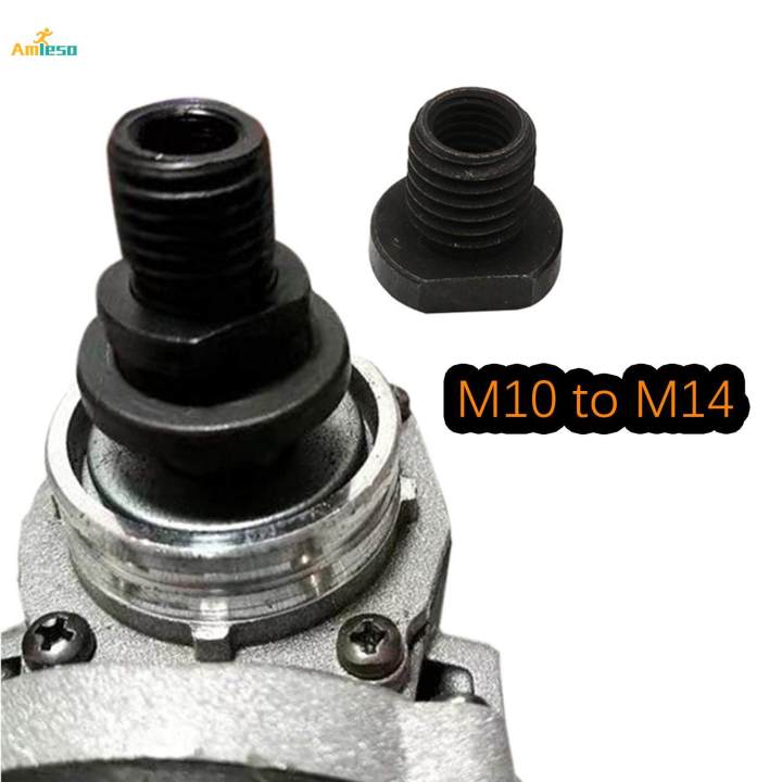 M10 Angle Grinder Adapter Screw Connecting Attachment, Quick Change, Black Multifunctiion Thread ...