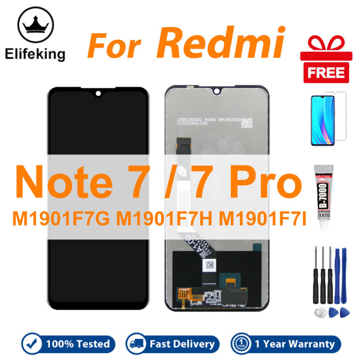 LCD No Frame For Xiaomi Redmi Note 7 Note 7 Pro M1901F7G Display Touch ...