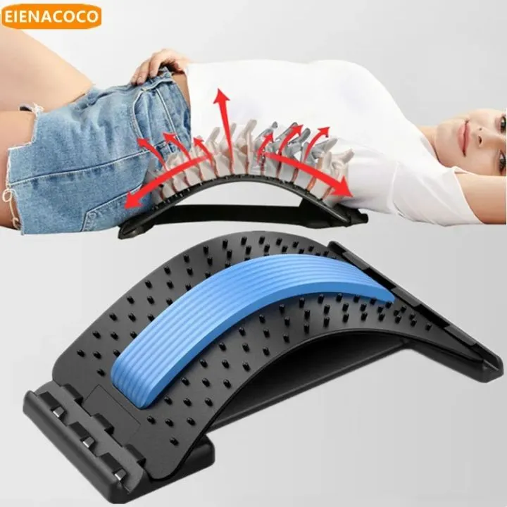 Back Pain Relif Stretching Spinal Device Back Massager For Bed Chair ...