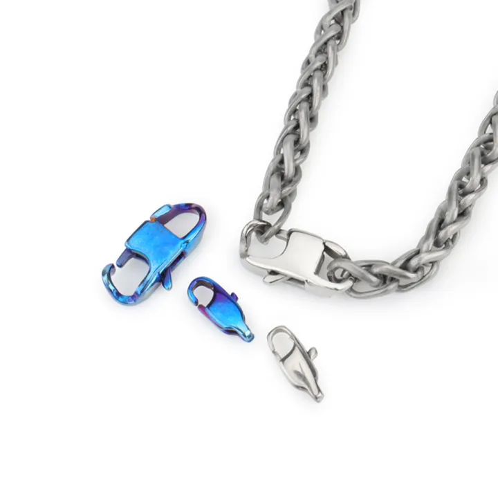 Chain Connection Titanium Lobster Clasp Small Buckle Keychain Diy Rope ...