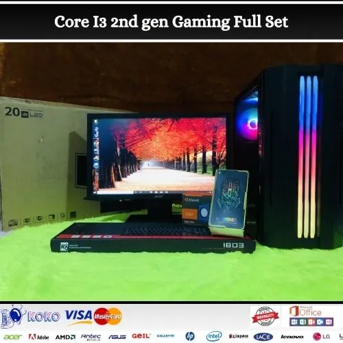 Core I3 2nd Gen Gaming Full Set Desktop Pc | 8GB Ram | 128GB SSD ...
