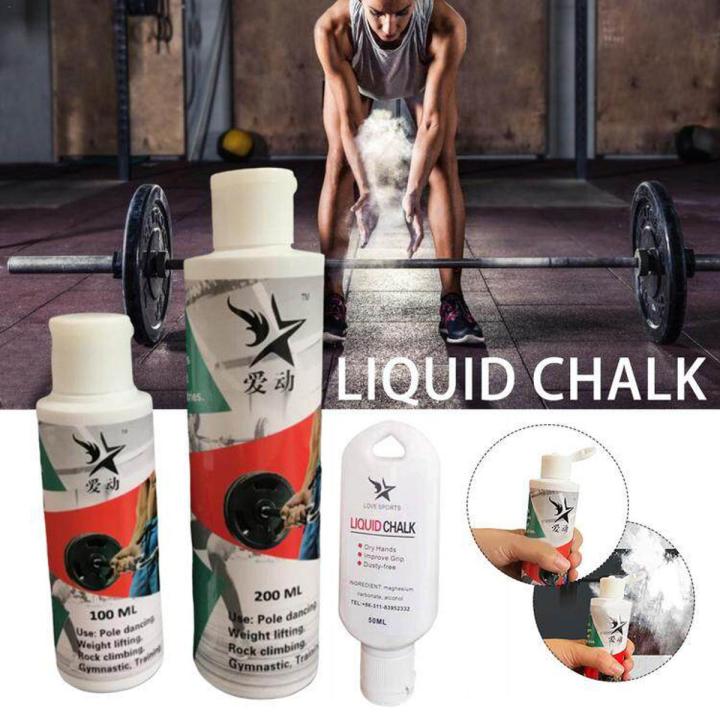 200ML Liquid Chalk Anti-slip Magnesium Powder for Weightlifting Rock ...