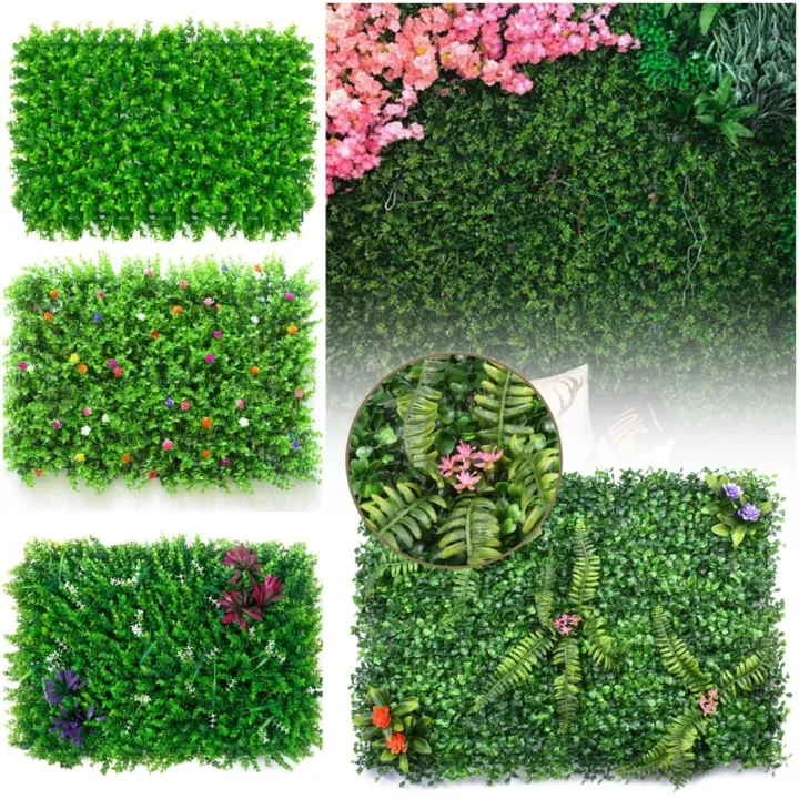Creative Green Grass Wall Panels Wall Ornament 40*60cm Simulation Lawn ...
