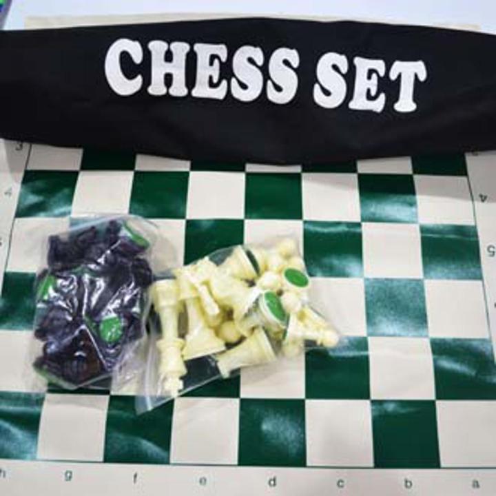 Chess Set - Plastic Chess Pieces With Board - Standard Size, Wighted ...