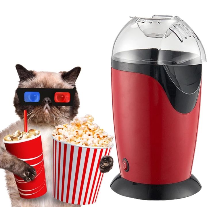 1200W 110v/220v Portable Electric Popcorn Maker Hot Air Popcorn Making ...