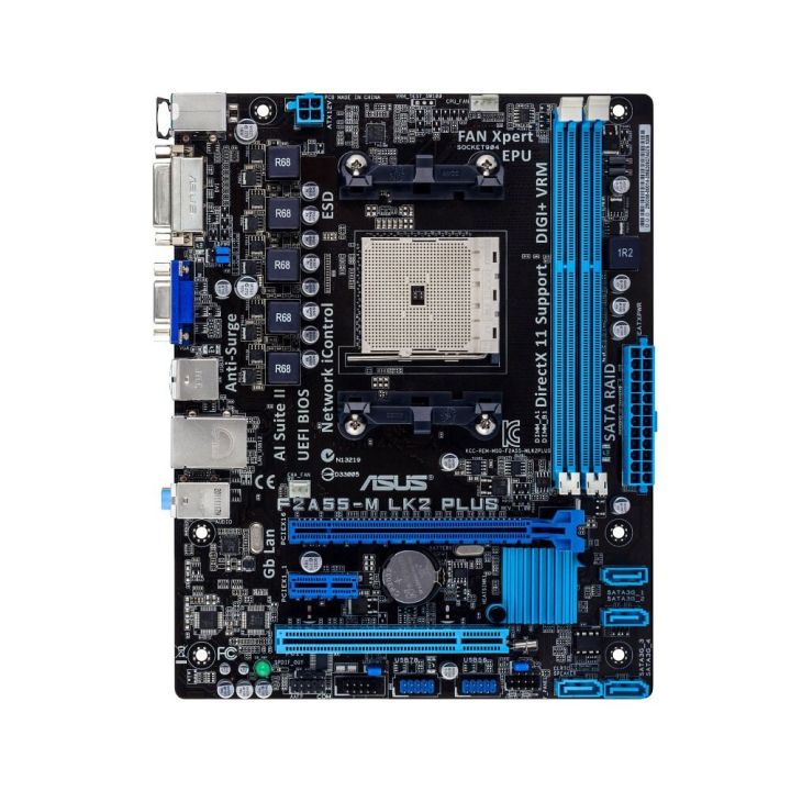 ASUS F2A55-M LK2 PLUS Motherboard AMD A55 Socket FM2 DDR3 32GB Micro ...