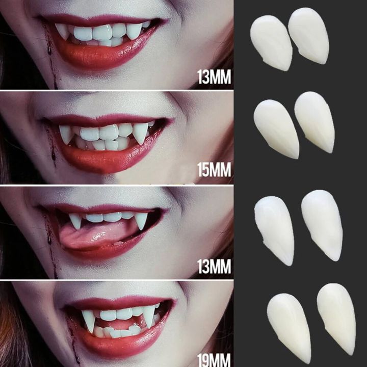 vampire teeth 1Pair Halloween Vampire FakeTeeth Dentures Prop Party ...