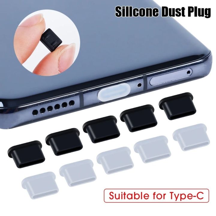 USB Type C Mobile Phone Dust Plugs Silicone Phone Charging Port ...