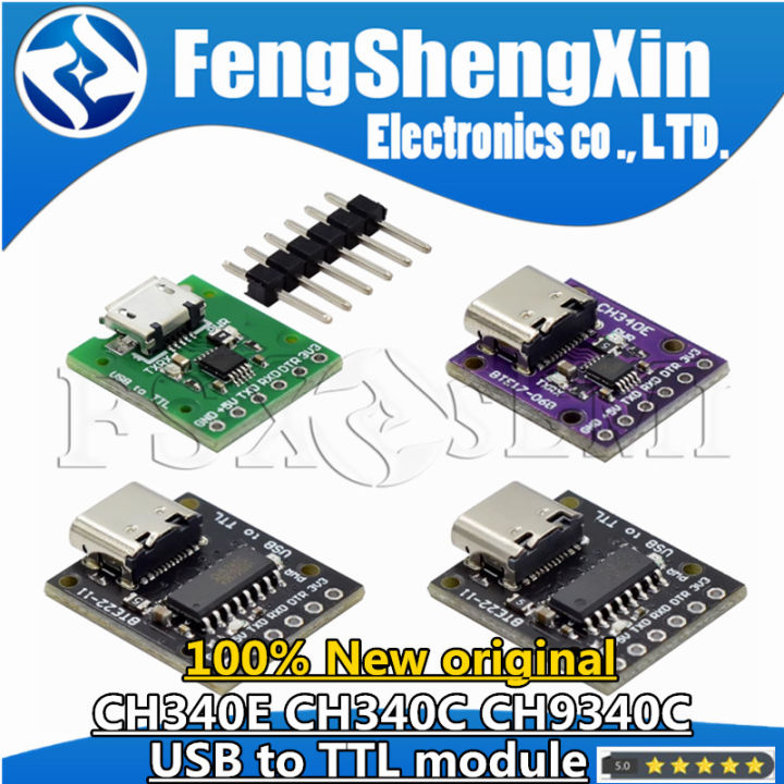 New Ch340e Ch340c Ch9340c Msop10 Usb To Ttl Module Pro Mini Downloader ...