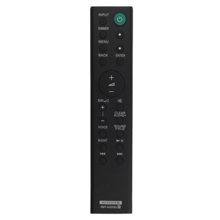 RMT-AH200U Audio Remote Control for Sony HT-CT390 SA-CT390 SA-WRT3 SA ...