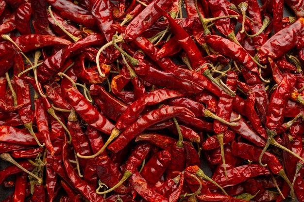 Red Chili 01 Kg Packaged for Immediate Use Spicy Flavor Kitchen ...
