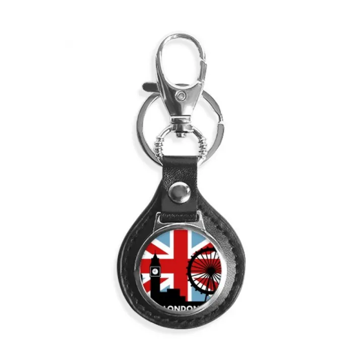 britain union jack london eye big ben flag uk key link chain keyholder ...