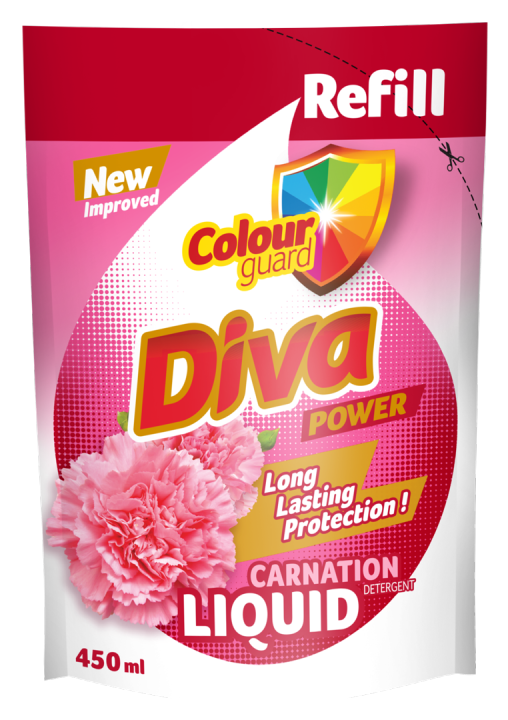 Diva Power Colour Guard Liquid Detergent Refill 450ml | Daraz.lk