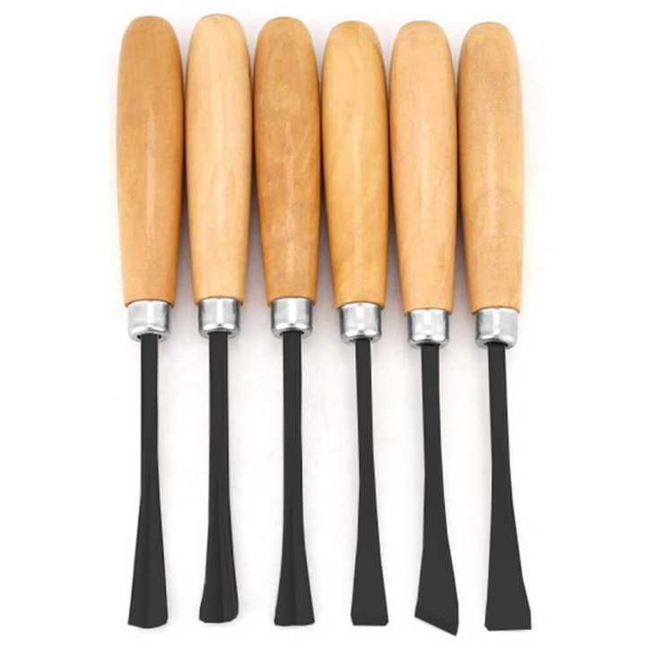 Wood Carving Hand Chisels Set for Woodworking Carpentry - 6 Pcs | Daraz.lk