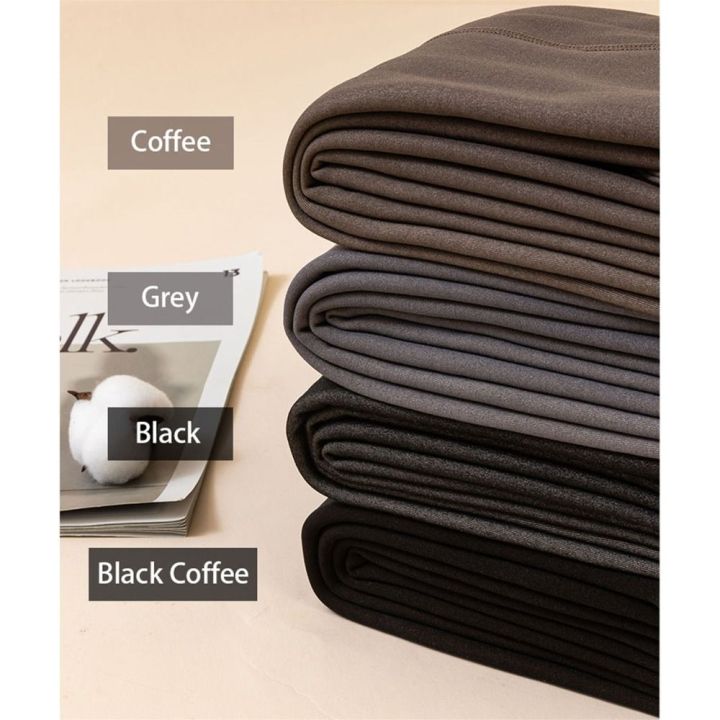 Winter Skin Colored Fleece Lined Tights Thick High Waist Warm Pantyhose ...