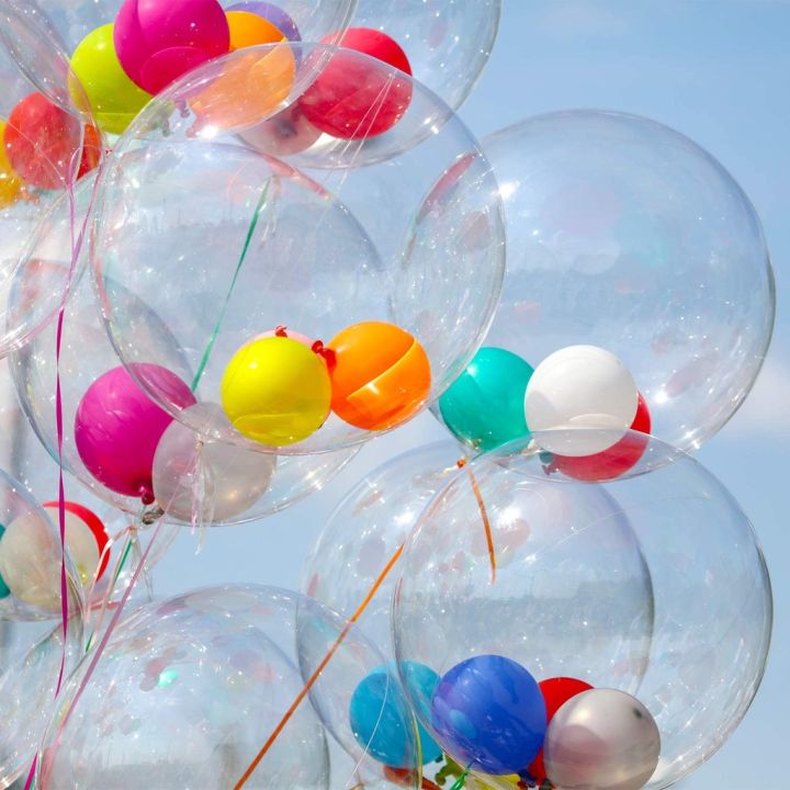 18''20''24''36'' Bobo Balloons Transparent Globes Clear Balloon / PVC ...