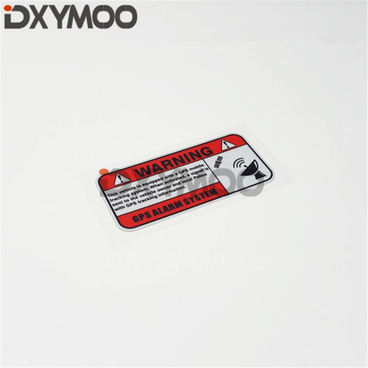 【Hottest Trends】1PCS Car Styling Decals GPS Alarm Waring Auto Window ...
