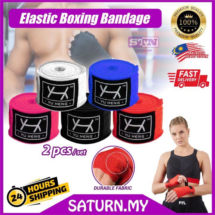 【STN】2PCS Boxing Hand Wrap MMA Bandage Wraps 5M Handwrap Muay Thai ...