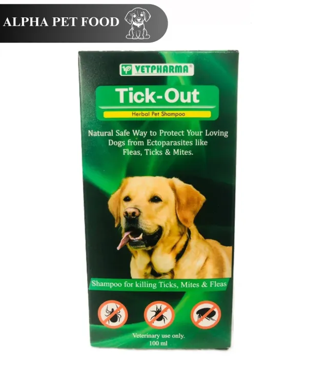 Tick out shampoo For Ectoparasites Safe Way Ticks Fleas Mites Dog ...