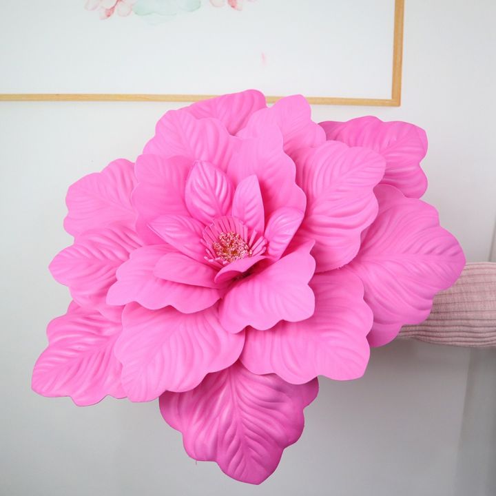 NEW 3D Simulated Flowers PE Colorful Artificial Flowers Giant Window ...