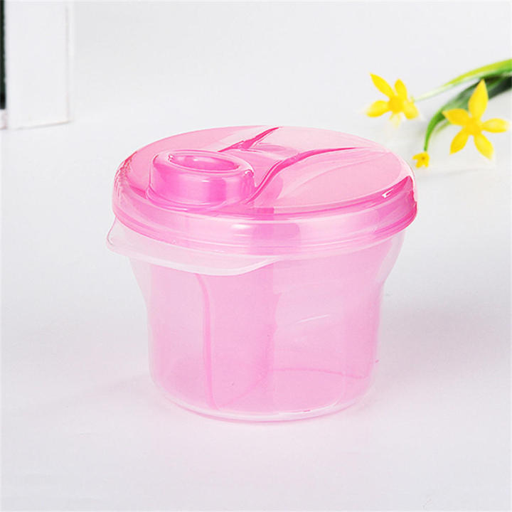 Compact Milk Powder Container Stackable Milk Powder Box Portable Three ...