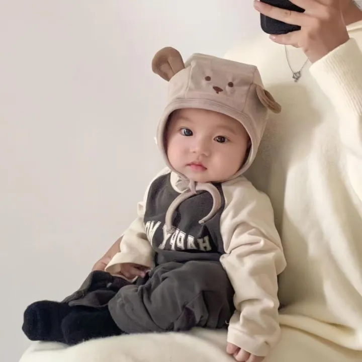 Cute Baby Fetal Cap Polka Dot Animals Newborn Beanie Hat Soft Cartoon ...