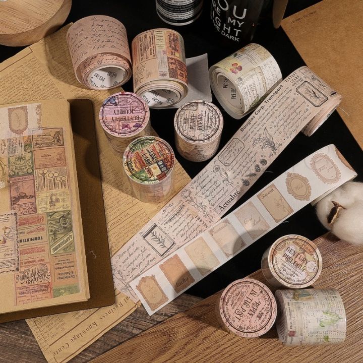 Stationery Present Box DIY Tags European Classic Craft Sticker Art ...