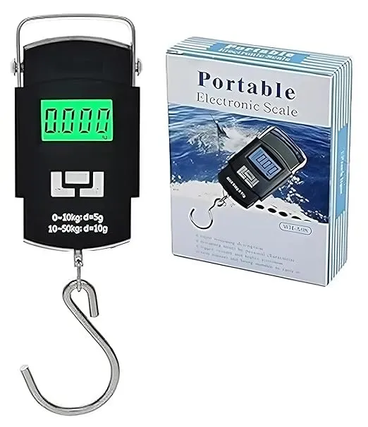 Stainless Steel Hook Scales Portable Illuminated Portable Scales Small ...