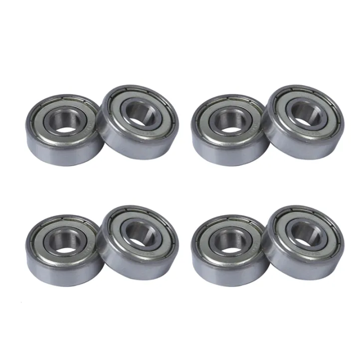 8 Pcs Single Shielded 608Z Miniature Deep Groove Ball Bearings | Daraz.lk
