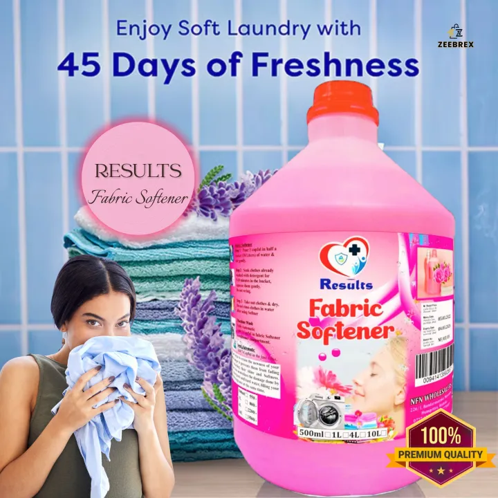 Pink Fabric Softener 4L – Soft & Refreshing Laundry Care | Daraz.lk