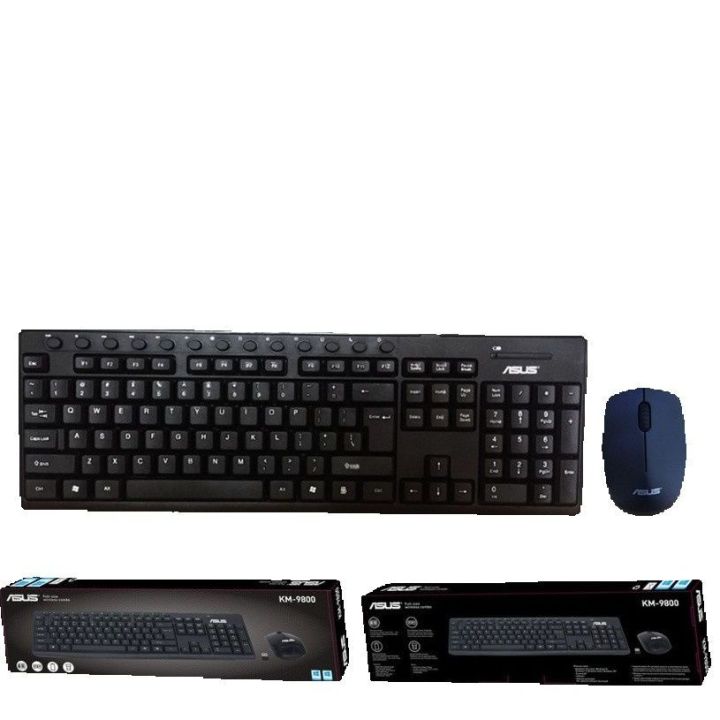Asus Wireless Keyboard And Mouse Combo Full Size KM-9800 | Daraz.lk