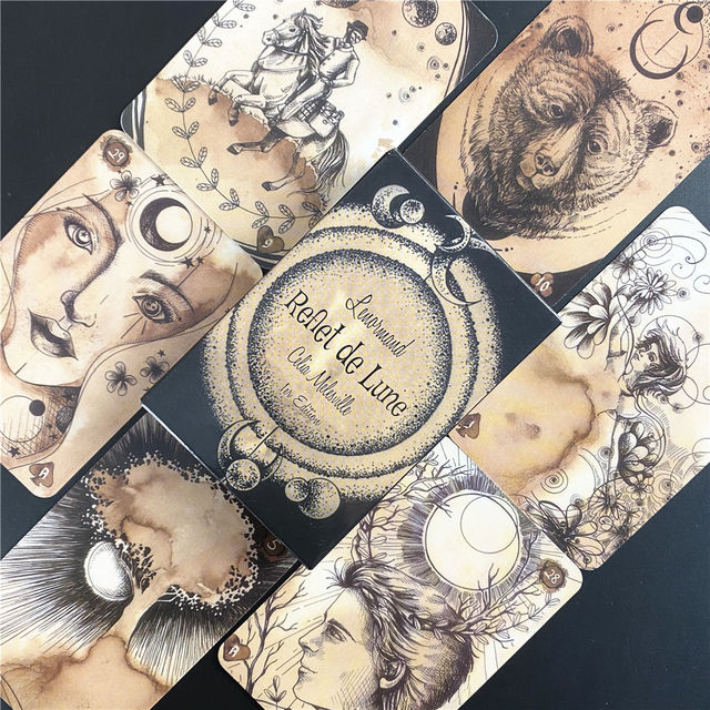 【Salt & Story】Reflet De Lune Lenormand Cards Poker Size Paper Oracle ...