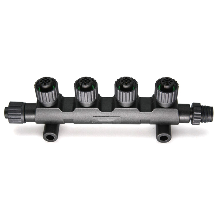 4-Port Multiport T-Connector Converters Collecter Boat Marine ...
