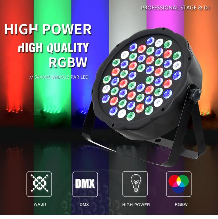 54*3W Mini LED PAR Can/ LED Flat PAR Light | Daraz.lk