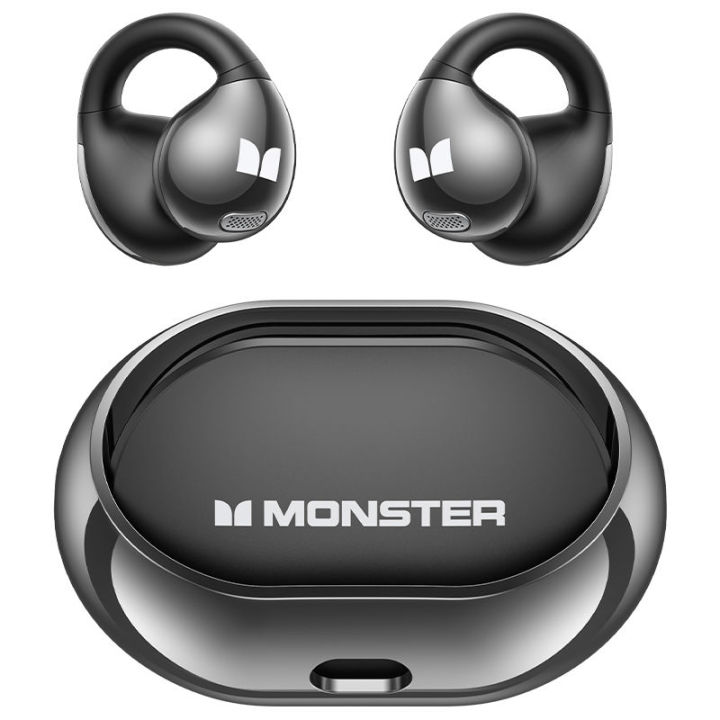 Monster Earclip Tws Bluetooth 5.4 Wireless HD Stereo Call Who Noise ...