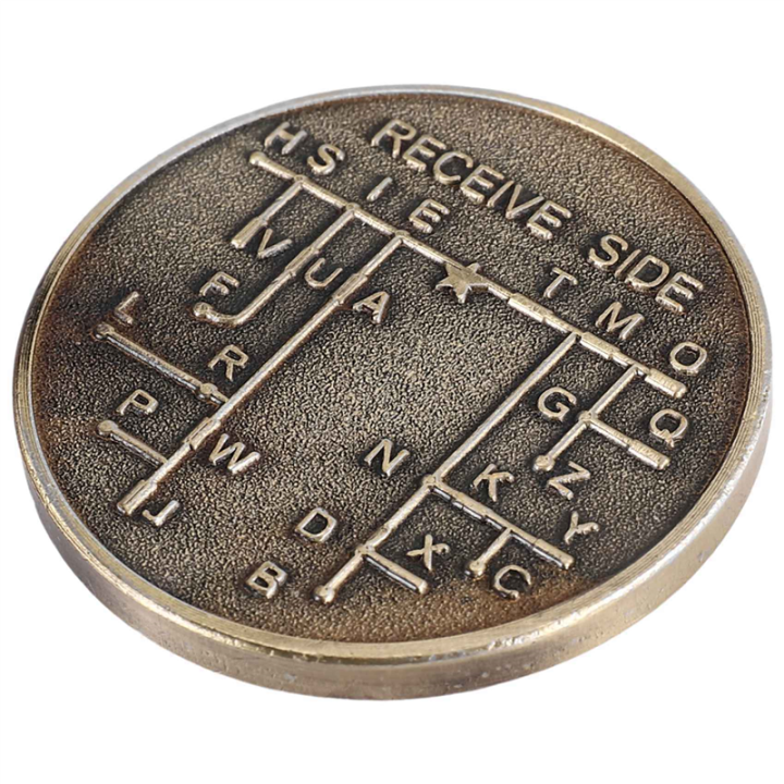 10X CW Morse Code Commemorative Coins CW Training Coin Morse Code ...
