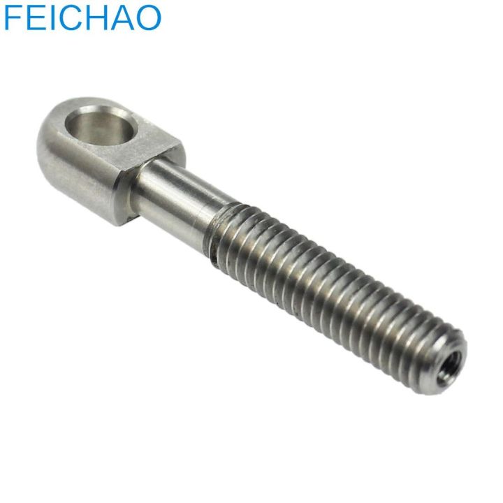 1x Eye Bolt Stainless M3 Hole Ring Stud Articulated Anchor Screw M6 to ...